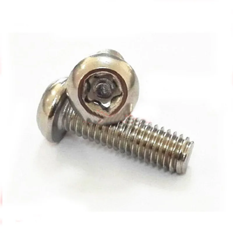 30Pcs-M3-Stainless-Steel-Round-Pan-head-Pentagonal-Five-stars-Torx-T-TX ...