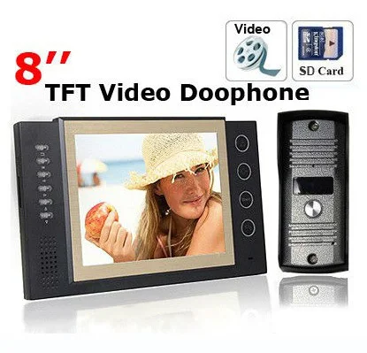 Luxury-Door-Phone-8-Inch-TFT-Monitor-LCD-Color-Video-Take-Picture ...