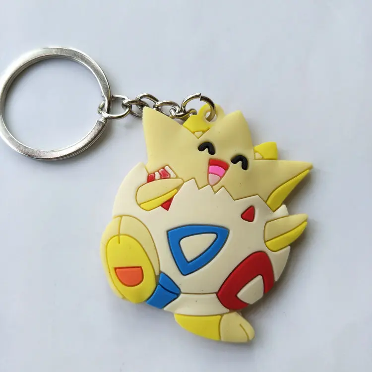 Pokemon Meowth Lapras Vulpix Togepi Piplup Mewtwo PVC Keyring ...