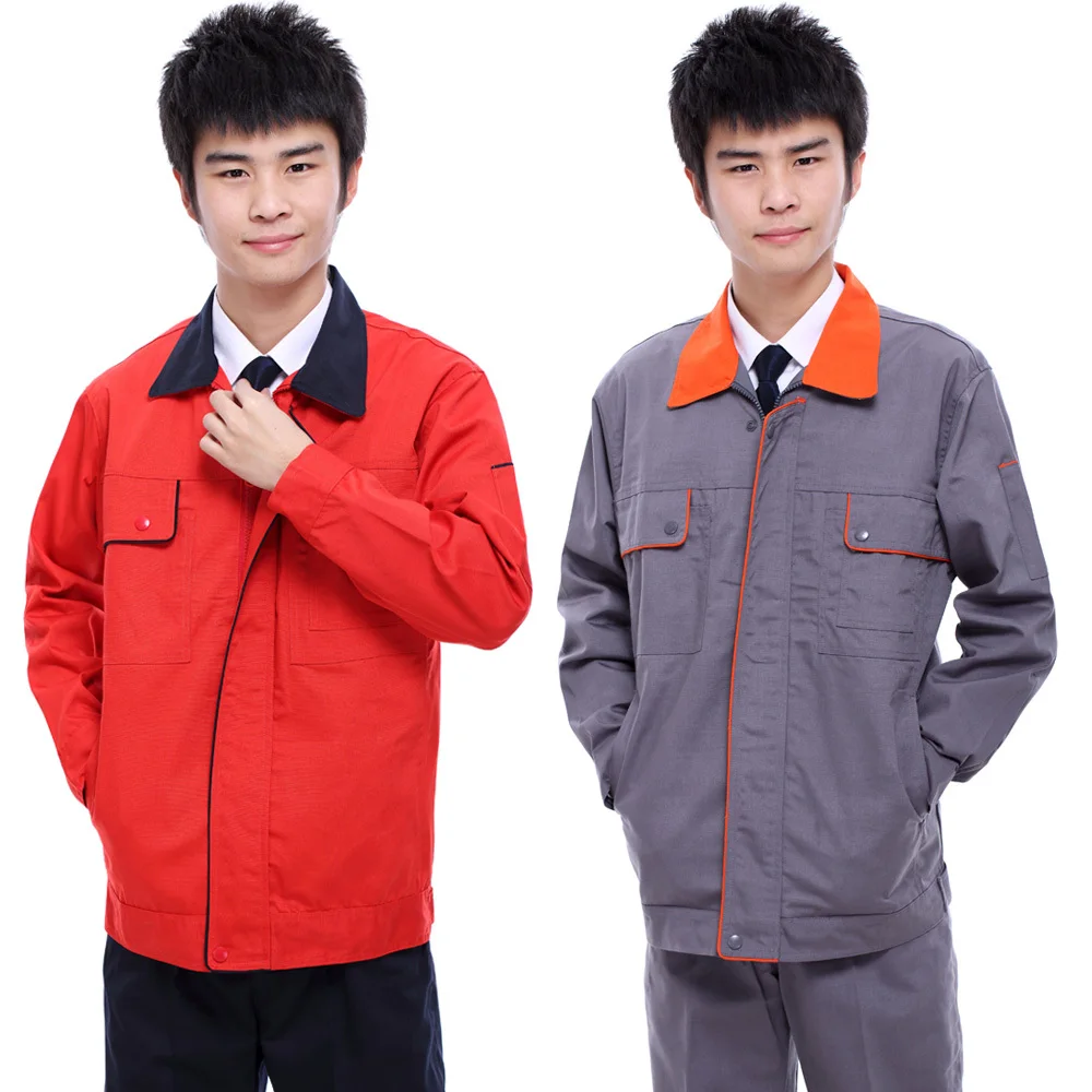 10sets Male workwear set welder's protective clothing work clothes ...