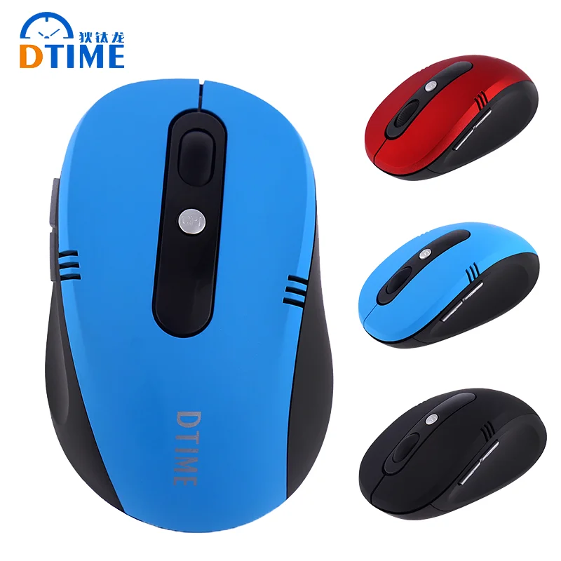 DTIME Brand 2.4G Wireless Mouse Gamer 6D USB Laptop Mice Optical Mause ...