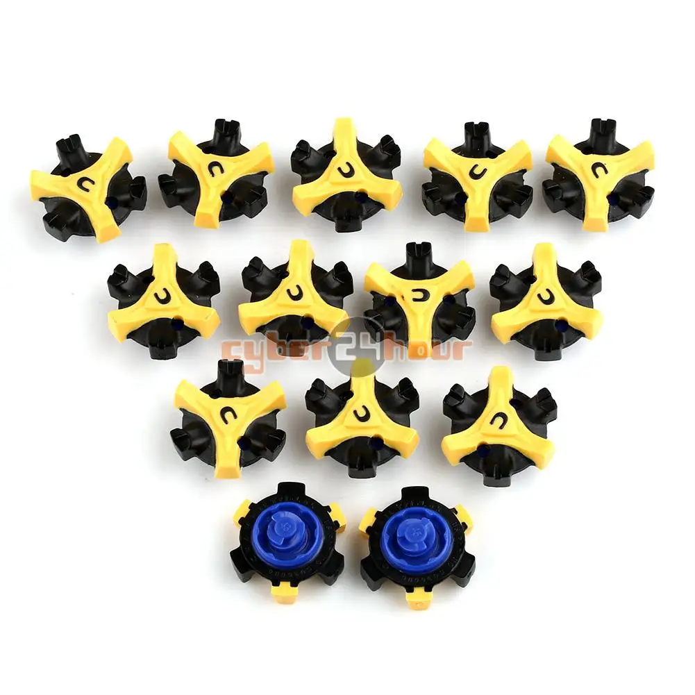 NEW 14pcs Golf Shoe Spikes Replacement Champ Cleat Fast Twist Tri Lok ...