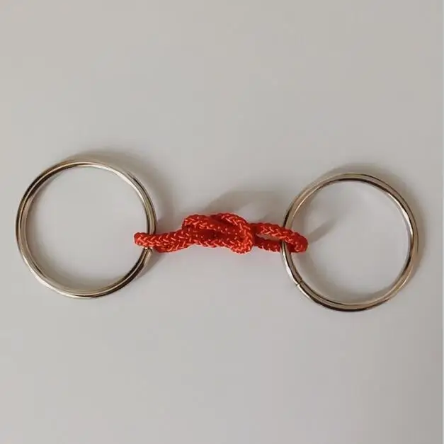 New Two Rings Metal Wire Rope Brain Teaser Puzzle Game Toys For Adults ...