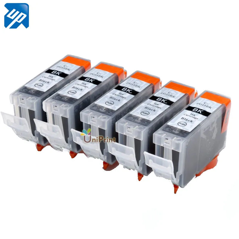 5pcs Black Ink Cartridge For Canonpixma Ix4000 Ix5000 Ip4200 Ip3300 ...