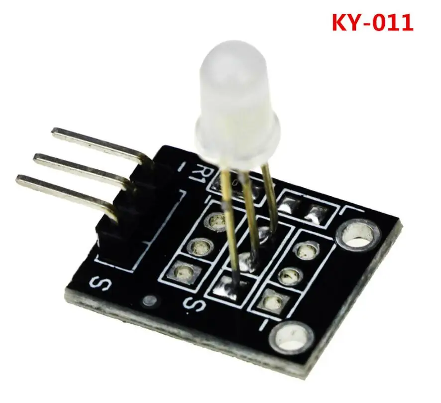 2pcs Ky-011 5mm Two Color Red And Green Led Sensor Common Cathode ...