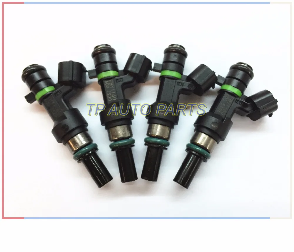 4PCS Fuel Injector 16600ED000 SENIN For Tiida NV200 Livina Versa 1.6L ...
