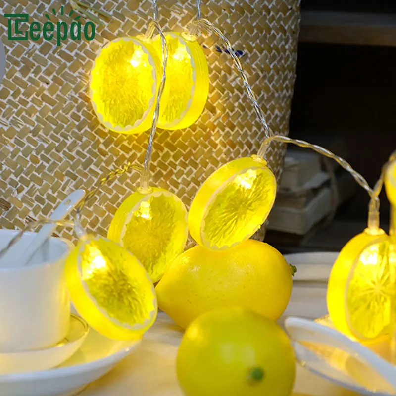 Novelty 10led/20led Lemon Led String Light 1m/2m Warm White Fairy ...