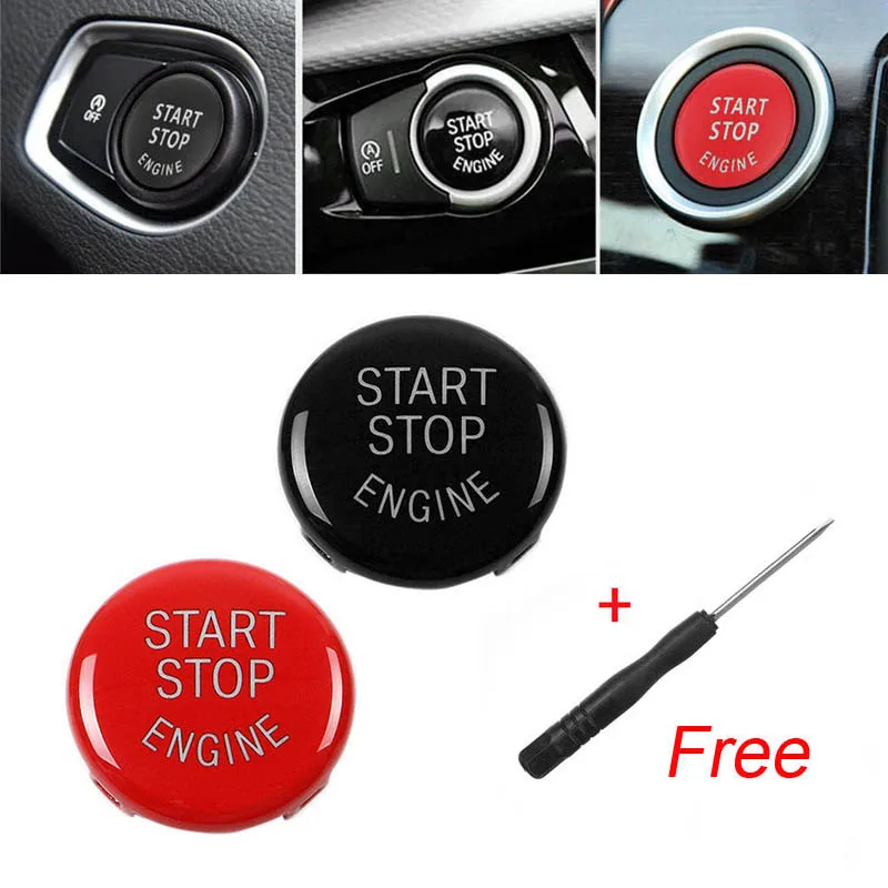 Engine Start Stop Switch Button Cover fit for BMW E60 E70 E90 E92 E93 3 ...