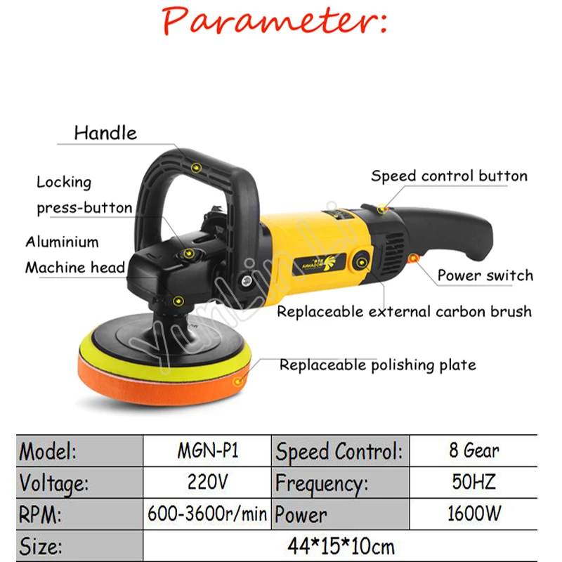 Горячая машина полировщик переменная скорость уход за краской ...