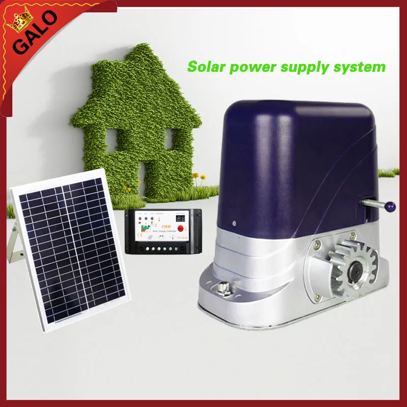 GALO Solar energy operation for 500kg loading Automatic sliding gate ...