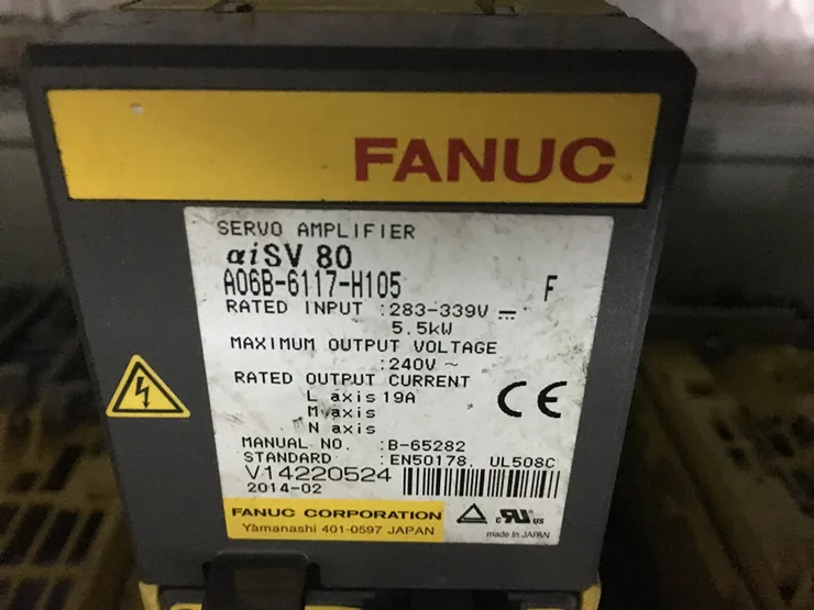 A06B 6117 H105 fanuc 서보 앰프 알파 isv 1 80 fssb 30i|amplifier hearing ...