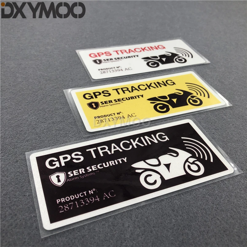 Warning-GPS-Tracking-SER-Security-Alarm-System-Car-Styling-Decals-Bike ...