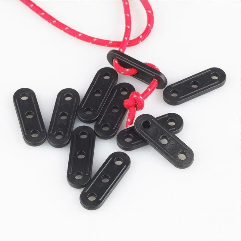10pcs Anti-slip Self Locking Guyline Clip Rope Fastener For Camping ...