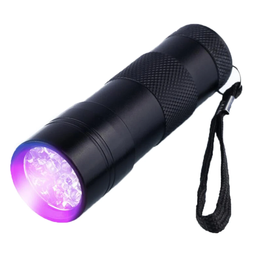 395NM UV Purple Light Waterproof Aluminium LED Torch - Not sold in stores
