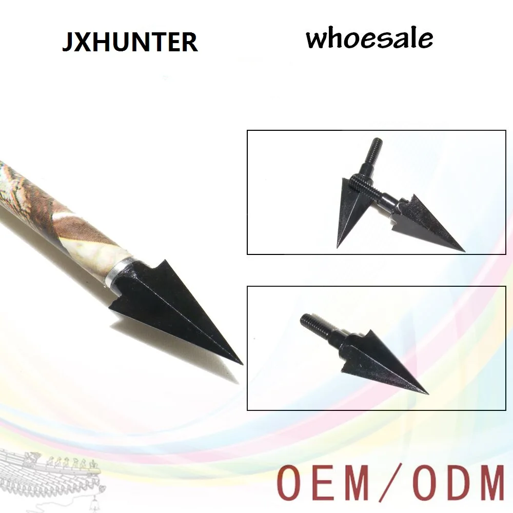 3pcs archery hunting carbon arrow heads point small willow leaf ...