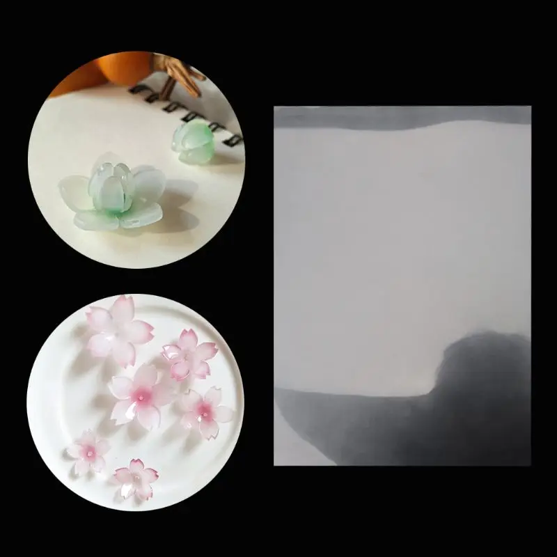 Hot DIY Clear Blank Heat Shrink Paper Film Sheets Art Design Drawing ...