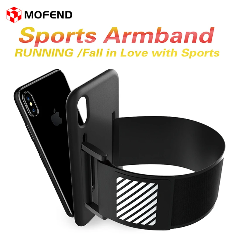 Mofend Running Sports Arm band For iphone 7 Pouch Nylon Band Hard PC ...