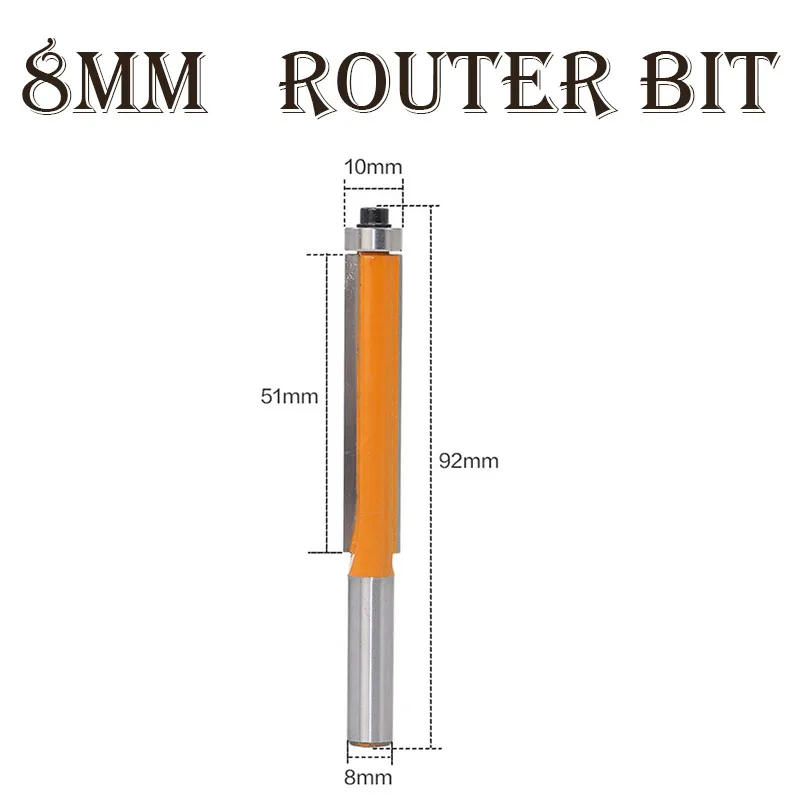 New product Engraving Cleaning bottom 8mm Milling Cutter Woodworking ...