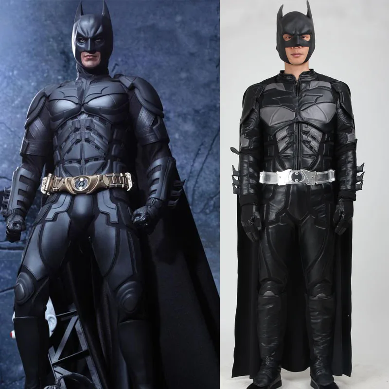 2017 custom made Batman Knight Rises Batman cosplay costume Bruce Wayne ...