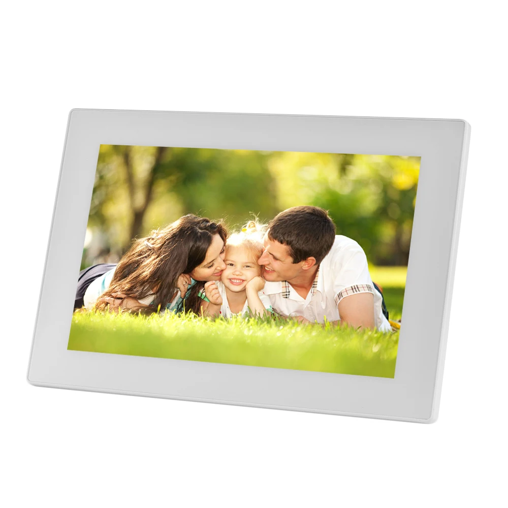 Andoer High Quality 102 Inch Digital Photo Frame Touch Screen Wifi Cloud Tempered Glass Network