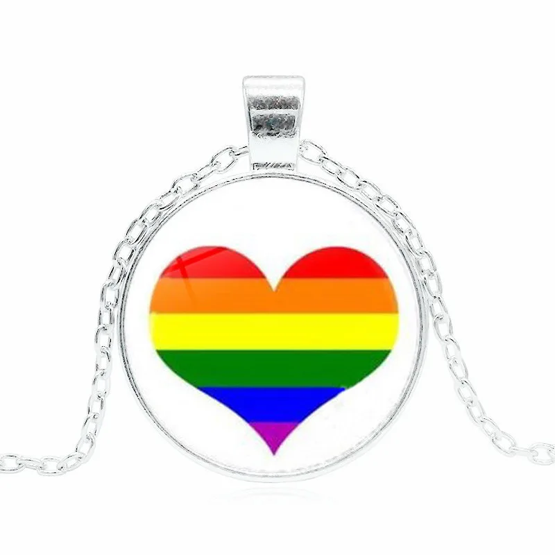 LGBT Gay Pride Chain Pendant Necklace (Various Designs) - Queerks™