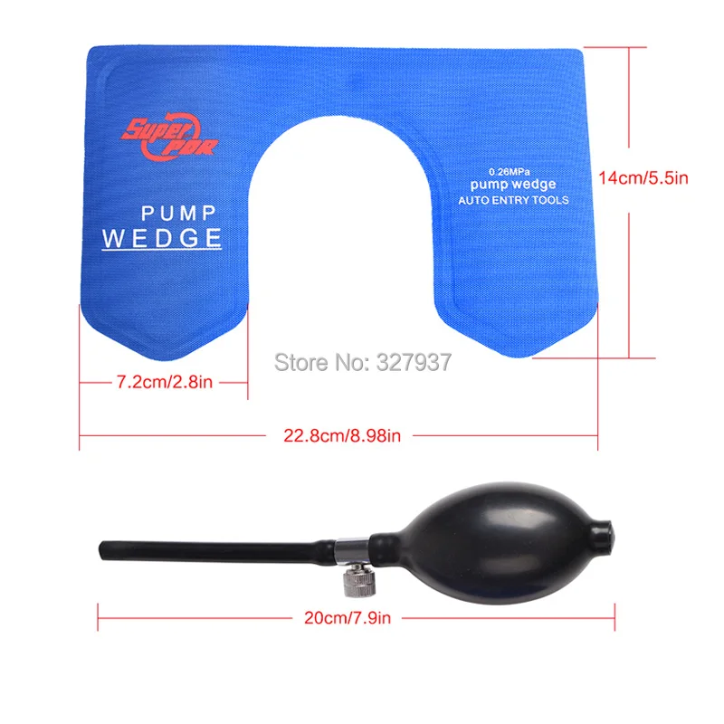 PDR Locksmith Tools Pump Wedge Auto Air Wedge Airbag Lock Pick Set Open ...