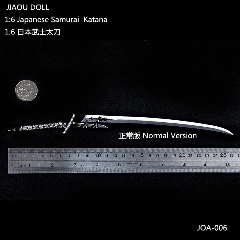 1/6 Japanese Samurai Katana Short Blade Normal Devil Ver. long Samurai ...