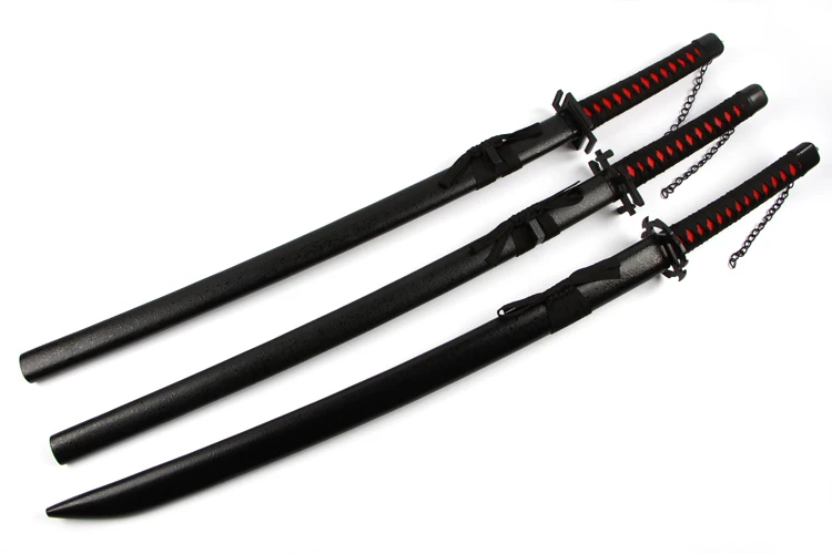Bleach Ichigo Kurosaki Tensa Zangetsu Zanpakuto Wooden Sword Weapon ...