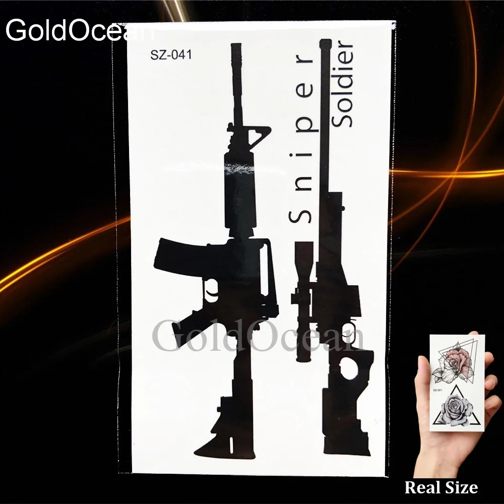 Rifle Tattoos Designs