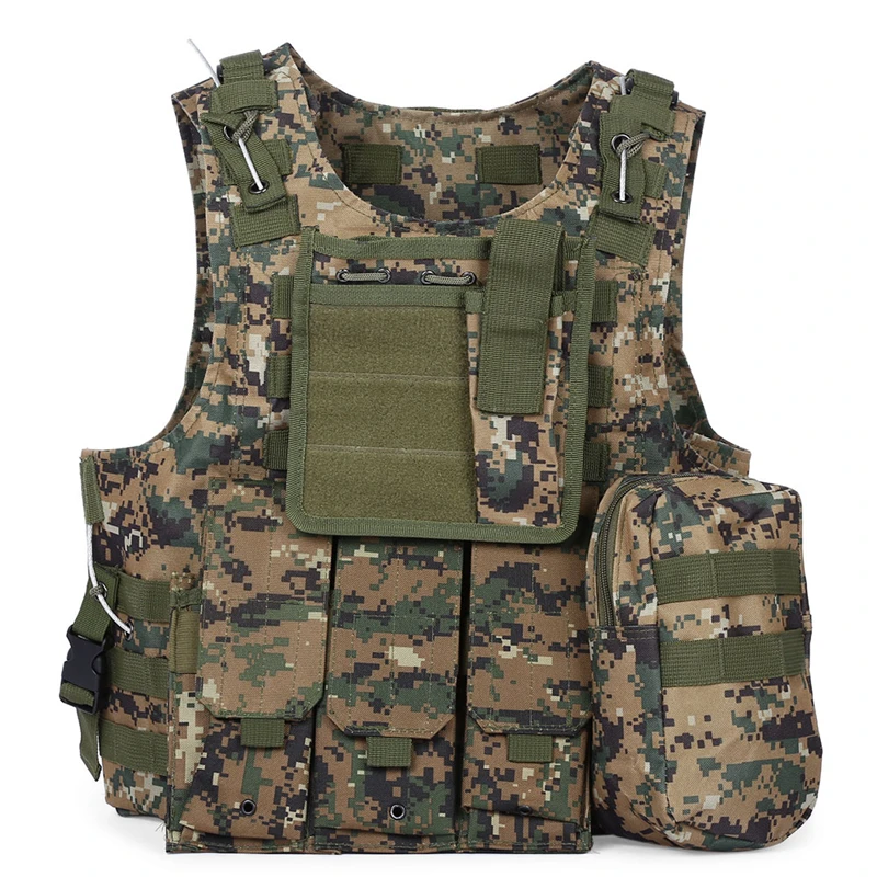 Newest 7 Colors Camouflage Hunting Military Tactical Vest Wargame Body ...