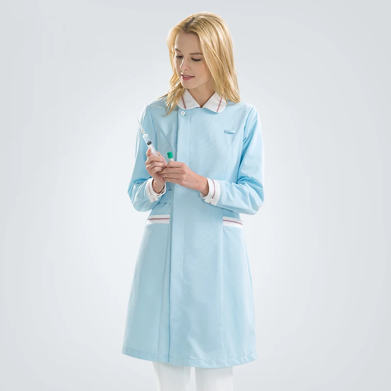 winter professional Nurse's robe medical long-sleeved sports models ...