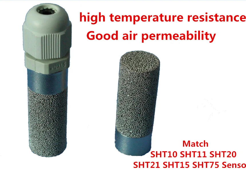 5PCS 온도 및 습도 센서 쉘 커버 SHT10 SHT11 SHT20 SHT21 SHT15 SHT75 구리 소결 콘크리트 60*11*30mm 센서|humidity ...