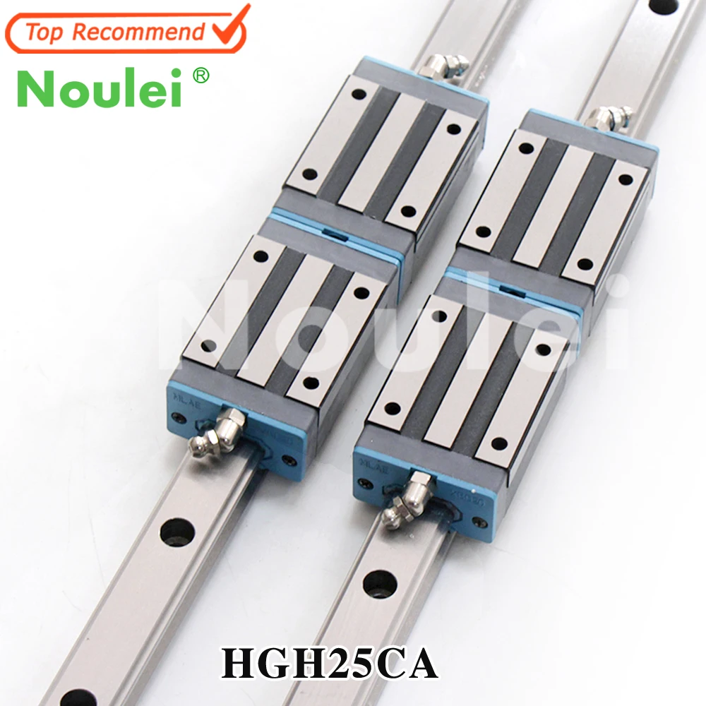 Noulei HGR25 Linear Guideways and HGH25CA Slides Blocks 1000mm CNC ...