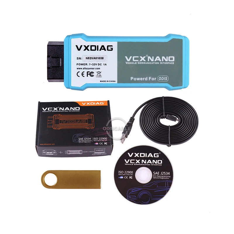 WIFI Version VXDIAG VCX NANO 5054 ODIS Support UDS Protocol Better than ...