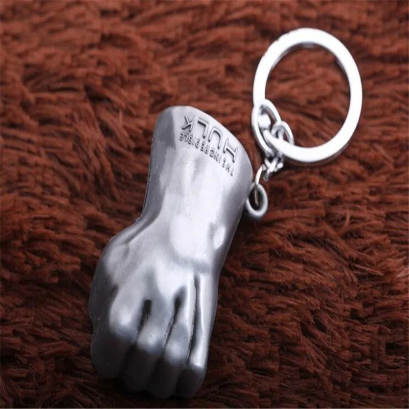 Bruce Banner The Avengers Incredible Hulk 3D Fist Pewter Metal Key Ring ...