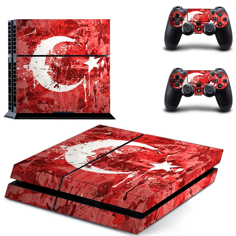 Turkey Flag PS4 Skin Sticker - ConsoleSkins.co