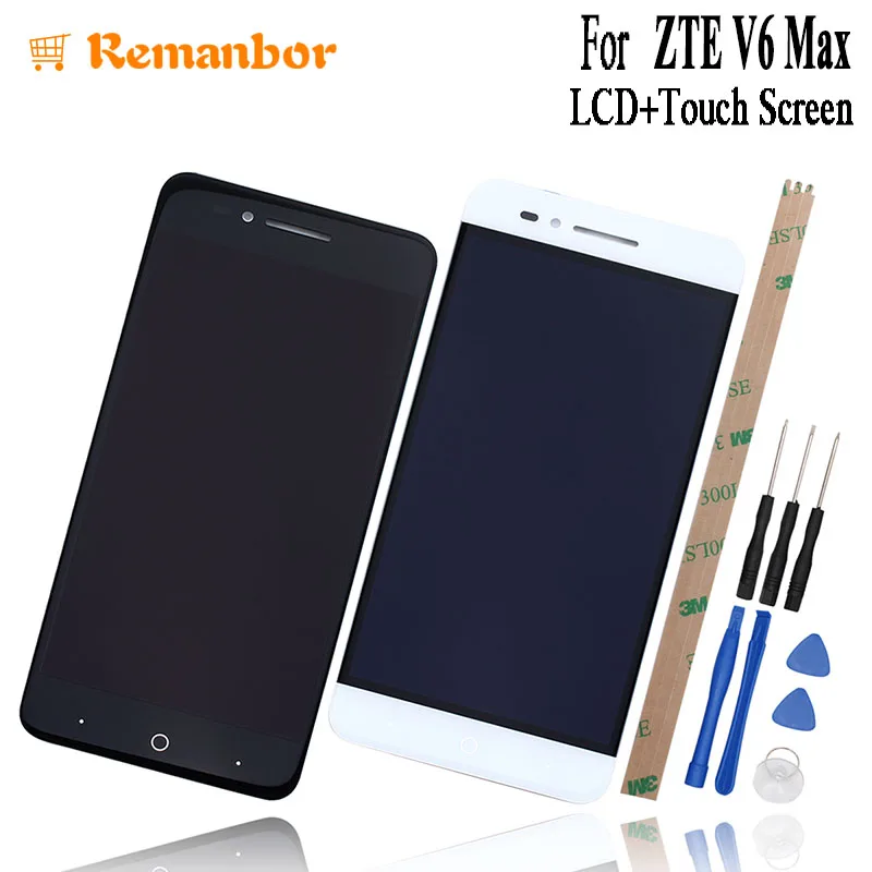Remanbor For ZTE V6 Max LCD Display And Touch Screen 5.0 Inch Assembly ...