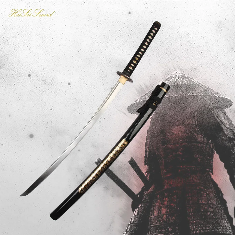 Handmade High carbon steel blade tanto iron tsuba Japanese Sword ...