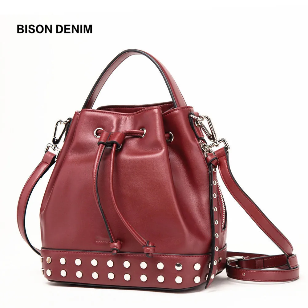 Luxury Leather Bucket Bag | Paul Smith