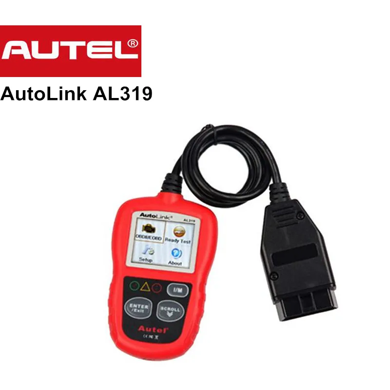 Original Autel AutoLink AL319 OBD II EOBD Code Reader Newest Generation ...