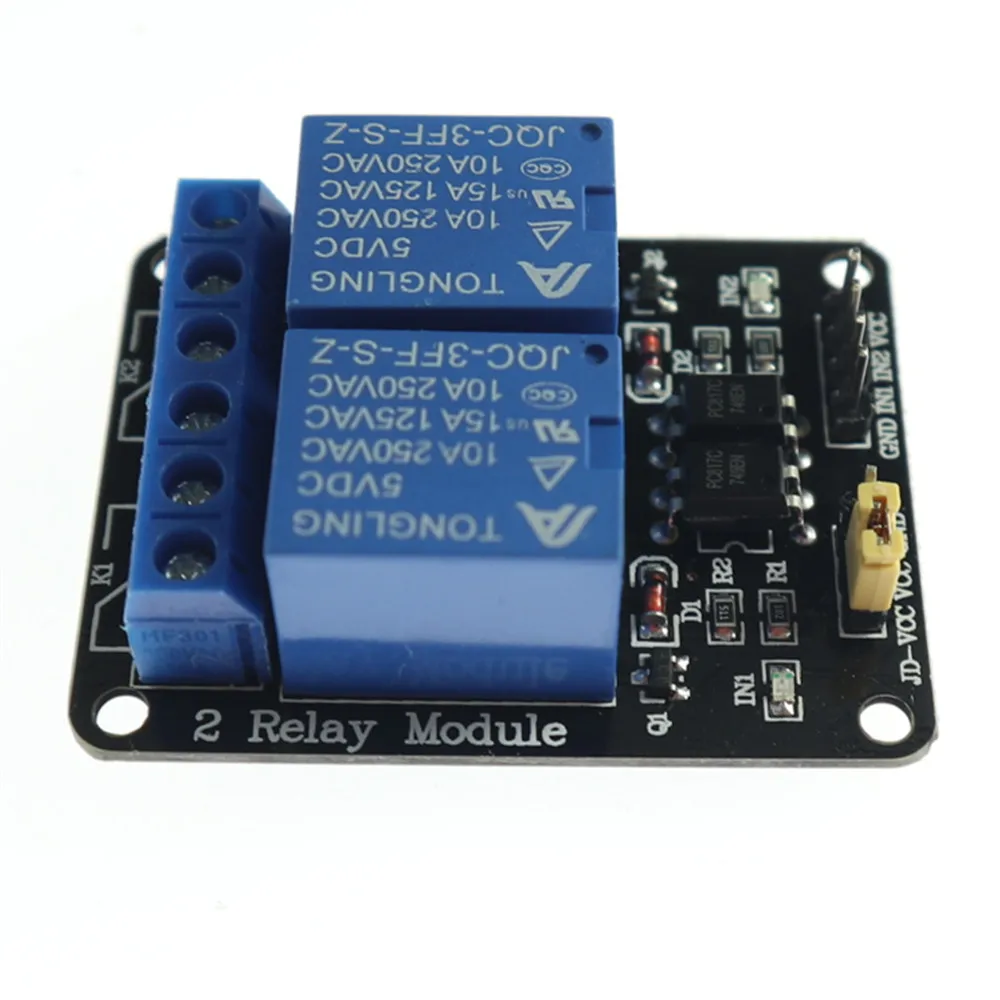 10pcs KJ356 5V 2 Channel Relay Module for Arduino Uno R3 Raspberry Pi ...