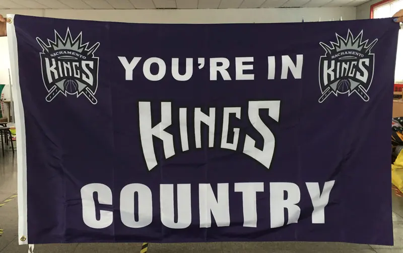 Sacramento Kings You Are In Country flag 3x5ft Digital Pringting custom ...