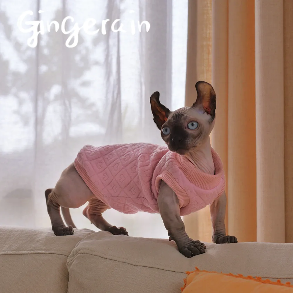 Gingerain lindo gato ropa para mascotas para gato moda mascota chaqueta ...