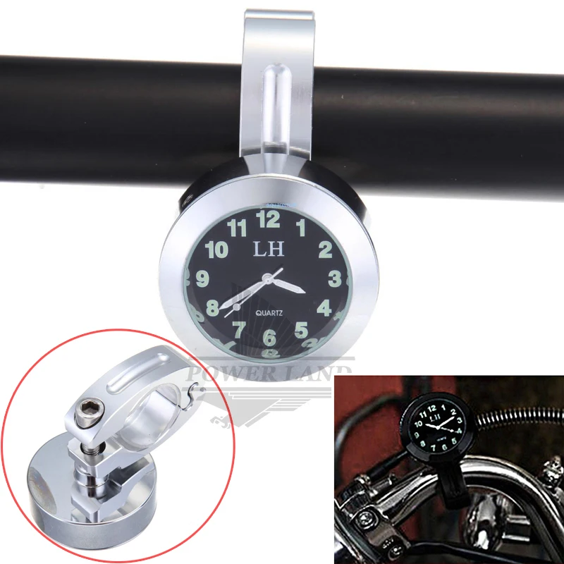 Chrome Universal Fit 7 8 To 1 1 4 Motorcycle Cruiser Handlebar Bar