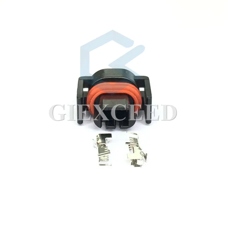 Enchufe de inyector automotriz impermeable, 2 juegos, 2 pines, 12162215 ...