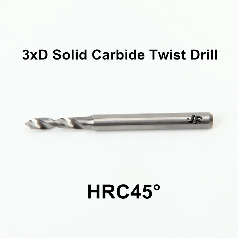 JF D8x34xD8x79Lx2T HRC45 TiAlN Coated 3xD Solid Carbide Twist Drill ...