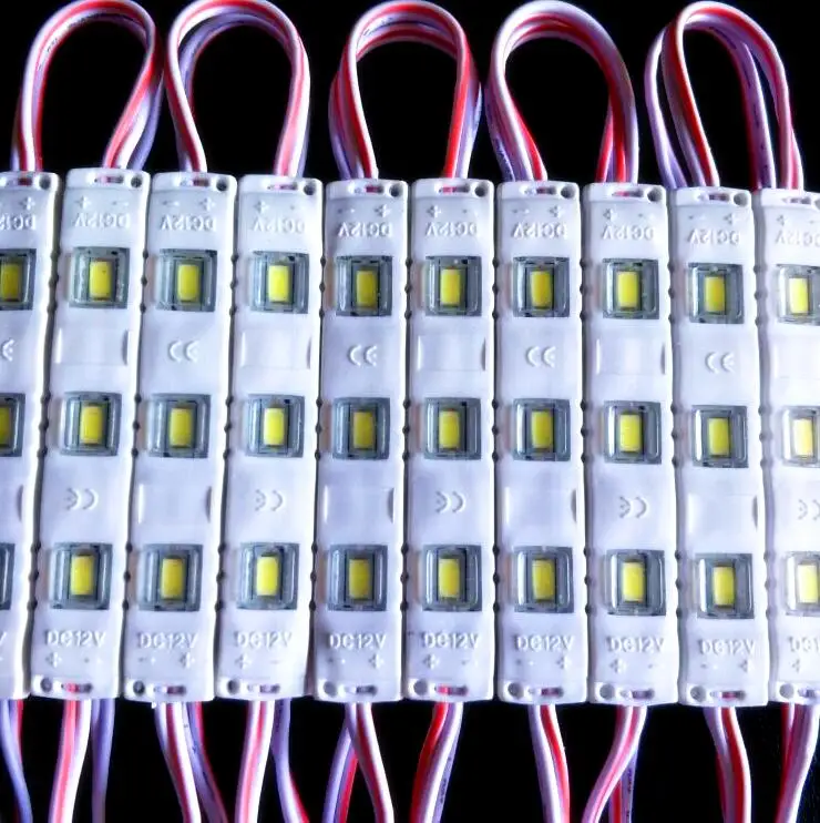 Super Bright injection molding 5730 LED Module 3 LEDS Light Waterproof ...