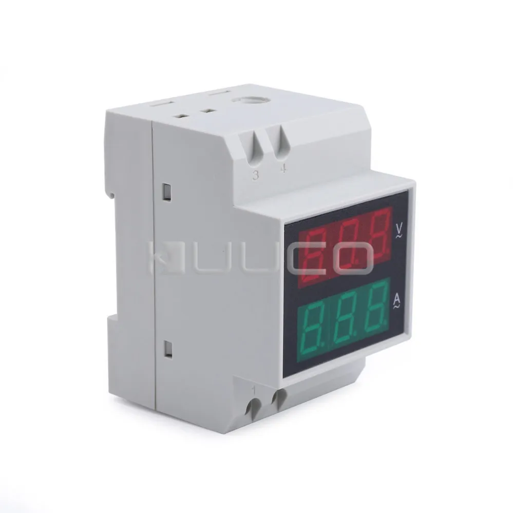 Digital Meter Dual Display Voltmeter Ammeter Ac 220v/380v 200~450v/100a ...