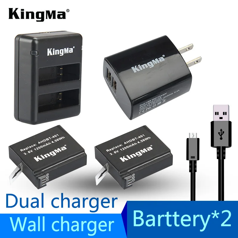 go-pro-4-Battery-2-Pack-Dual-Charger-for-GoPro-HERO4-Black-HERO4-Silver ...