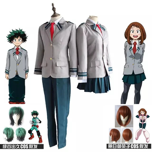 Boku-hi-bir-kahraman-Academia-AsuiTsuyu-Yaoyorozu-Momo-okul-niformas-My ...